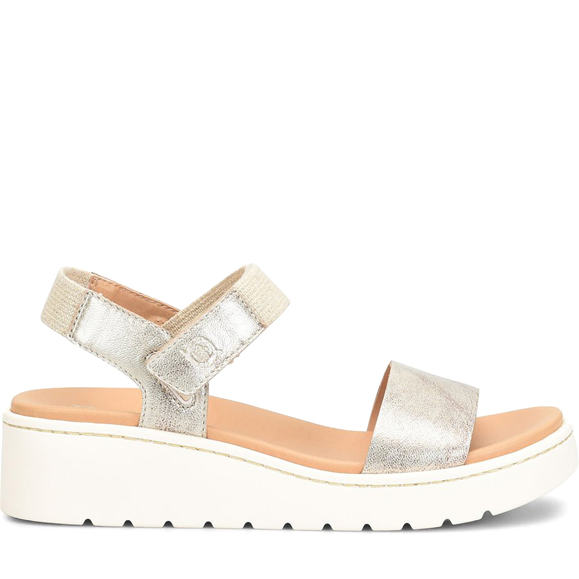 Women's BORN Footwear style name Kyla in color Light Gold. Sku ...