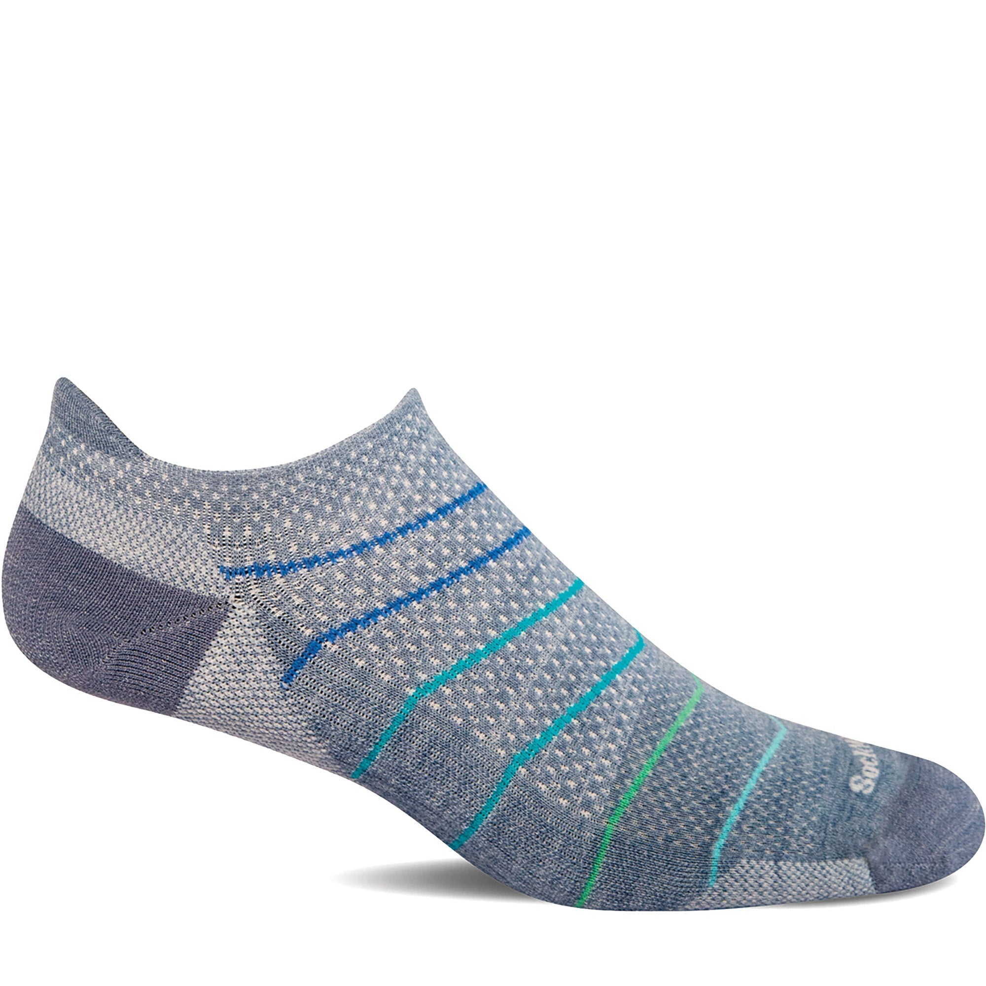 Women's Sockwell Sock style name Interval Micro Firm in color Denim ...