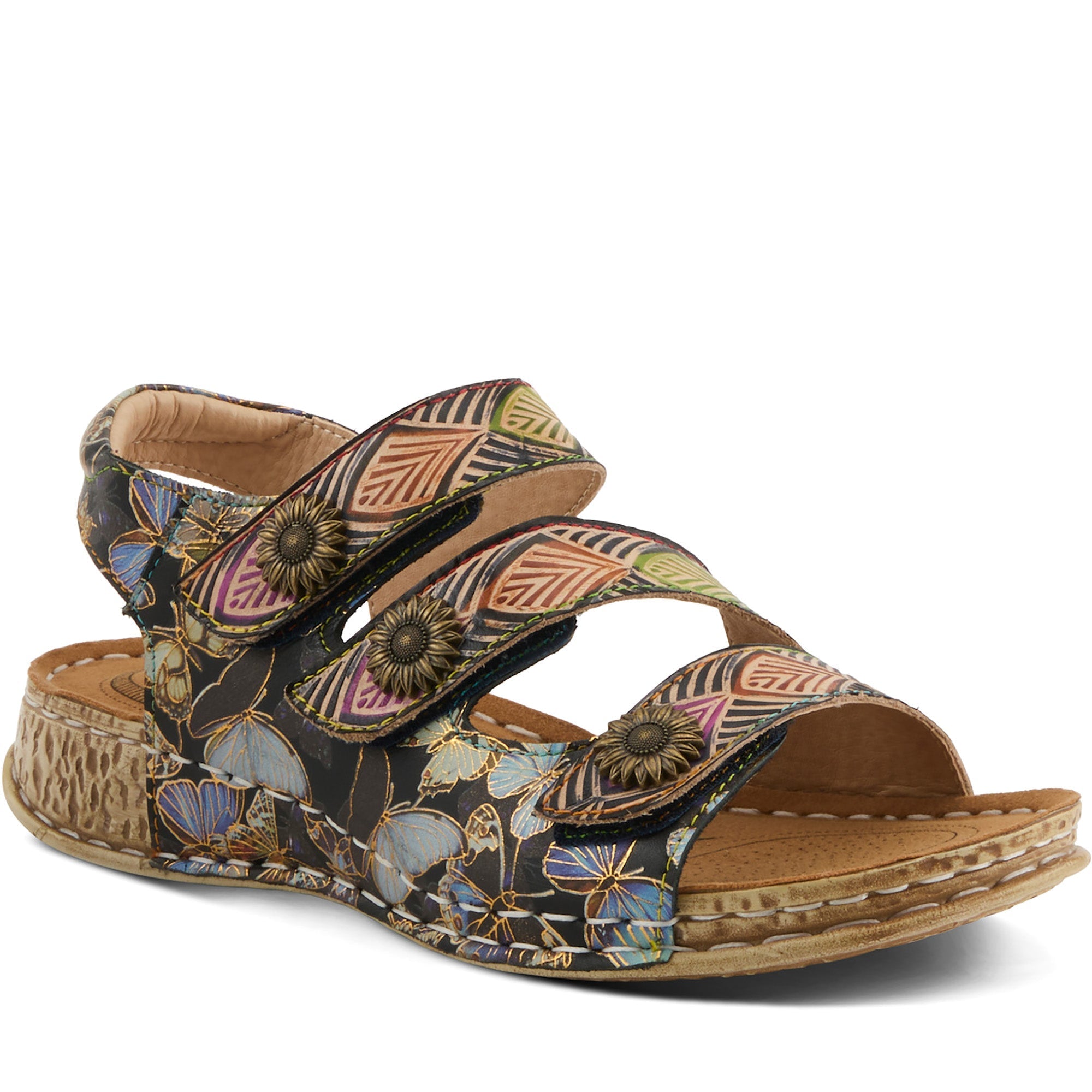 Women's L'Artiste Footwear style name Versa in color Black Mult. Sku ...